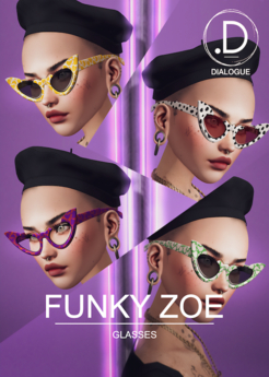 Second Life Marketplace - Dialogue FUNKY ZOE glasses
